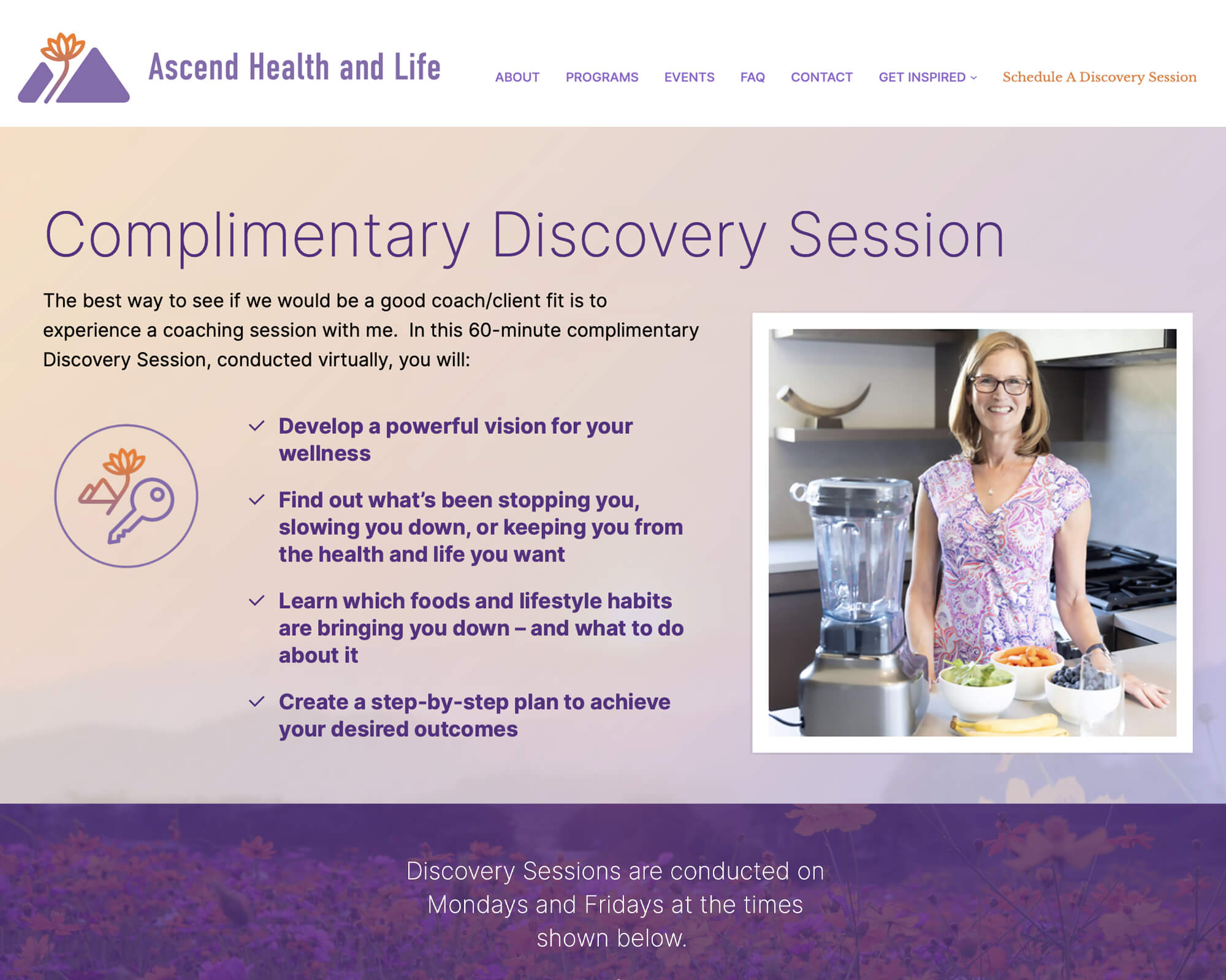 Discovery Session - Ascend Health and Life