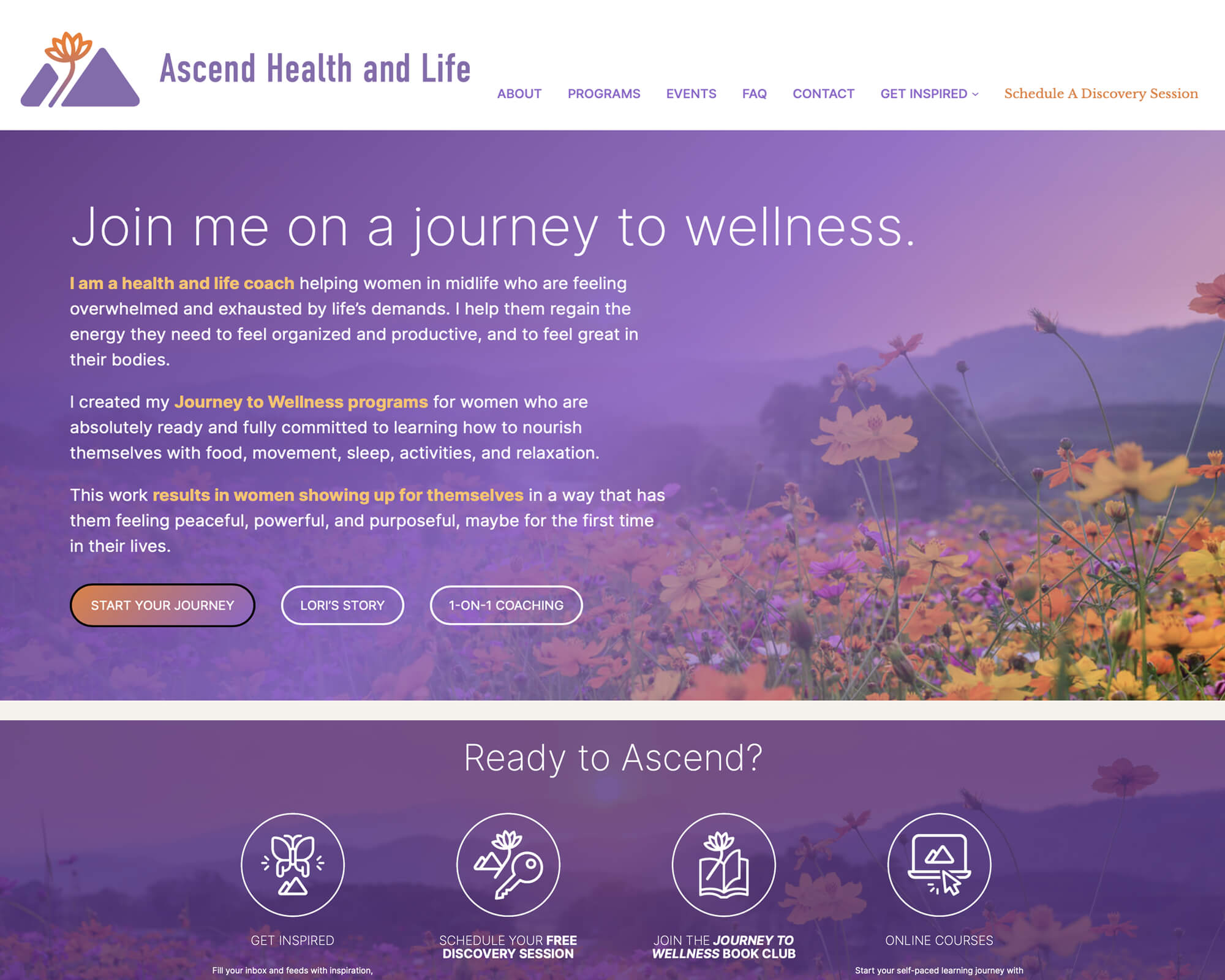 Journey to wellness - Ascend Health and Life
